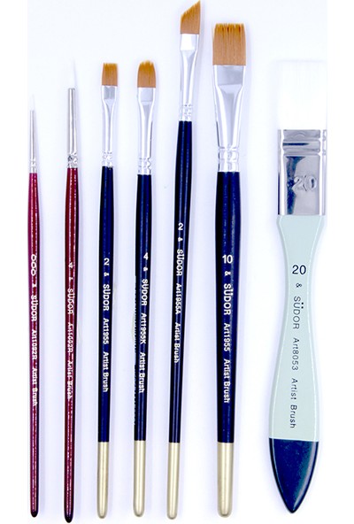 Südor Profesyonel Artis't Serisi Fırça Seti 7'li
