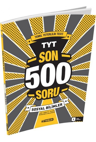 Hız Yayınları TYT Sosyal Bilimler Soru Bankası - Son 500 Hız Yayınları TYT Sosyal Bilimler Soru Bankası - Son 500
