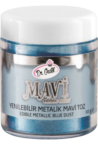 Dr Gusto Metalik Toz Boya Mavi 10 gr Dr Gusto Metalik Toz Boya Mavi 10 gr