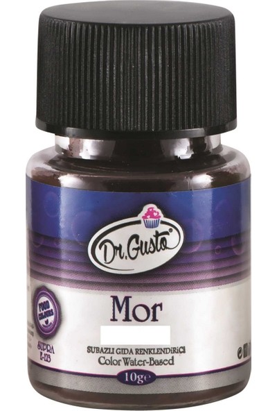 Dr Gusto Su Bazlı Toz Gıda Boyası Mor 10 gr Dr Gusto Su Bazlı Toz Gıda Boyası Mor 10 gr