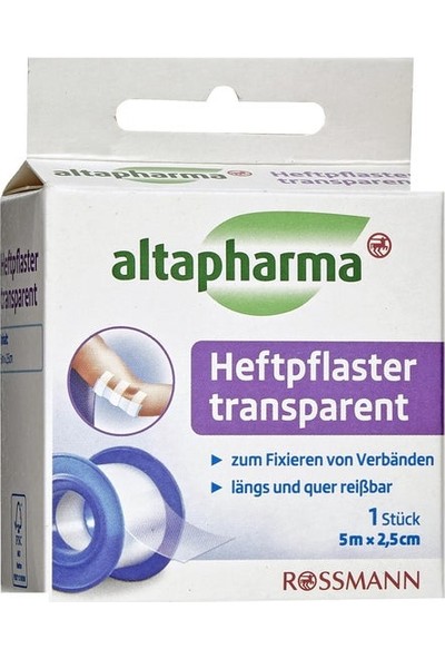 Altapharma Şeffaf Plaster Altapharma Şeffaf Plaster