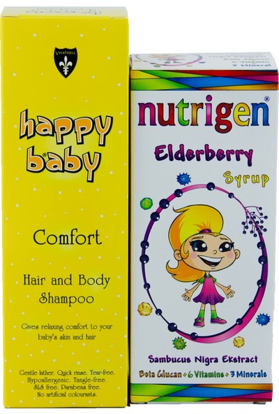 Nutrigen Kara Mürver Şurup 200 Ml+ Saç ve Vücut Şampuanı Hediyeli! Nutrigen Kara Mürver Şurup 200 Ml+ Saç ve Vücut Şampuanı Hediyeli!