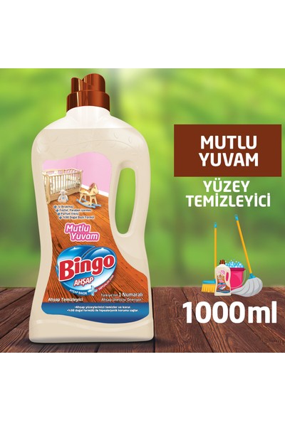 Bingo Ahşap Temizleyici Mutlu Yuvam 1000 ml Bingo Ahşap Temizleyici Mutlu Yuvam 1000 ml