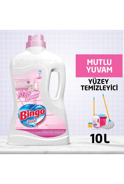 Bingo Fresh Yüzey Temizleyici 2,5 L Mutlu Yuvam 4'lü