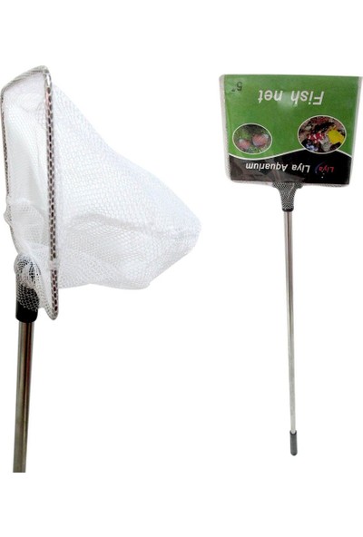 Liya Metal Saplı Balık Kepçesi Fc-03 8 x 8 cm Sap Uzunluk 40 cm Liya Metal Saplı Balık Kepçesi Fc-03 8 x 8 cm Sap Uzunluk 40 cm
