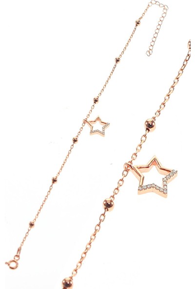 Söğütlü Silver Gümüş Yıldız ve Toplu Zincir