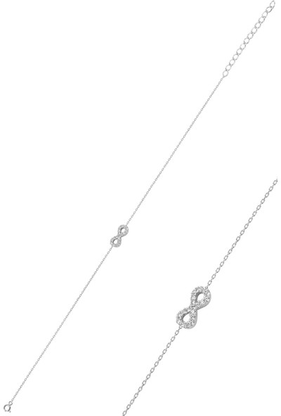 Söğütlü Silver Gümüş Rodyumlu Sonsuzluk Bileklik