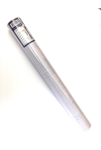 İnox Yapışkanlı Asetat Şeffaf 45 cm x 10 mt Tekli