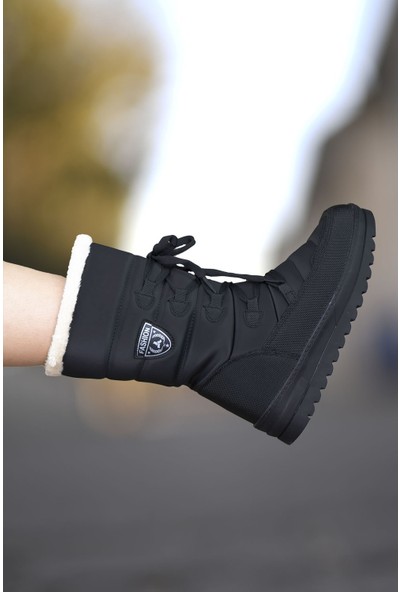 Riccon Siyah Kar Kadın Botu 0012995