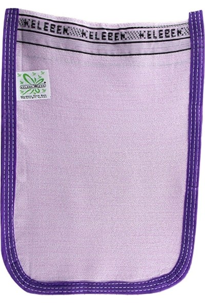 Kelebek Hamam Banyo Kesesi Standart Mor 25 x 17 cm