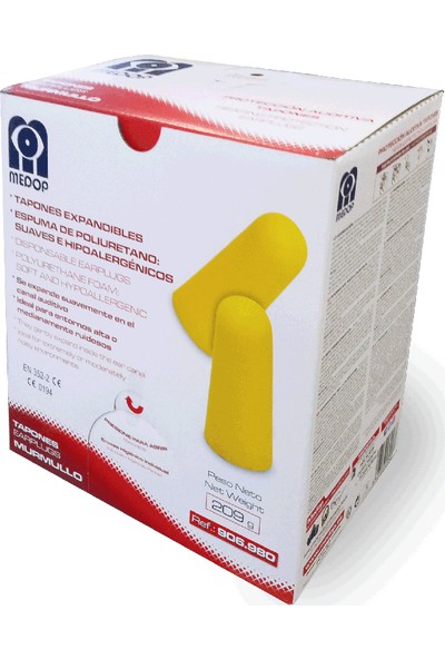 Medop Mini Dispenser Kulak Tıkacı 200'LÜ 906980 Medop Mini Dispenser Kulak Tıkacı 200'LÜ 906980
