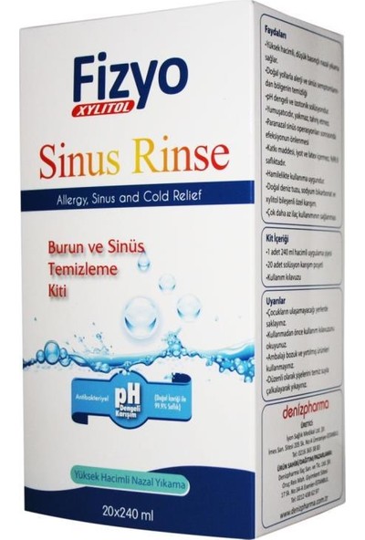 Fizyo Sinüs Rinse Kit 20 x 240 ml