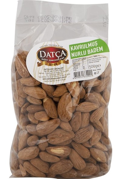 Datça Kavrulmuş Nurlu Badem 500 gr Datça Kavrulmuş Nurlu Badem 500 gr