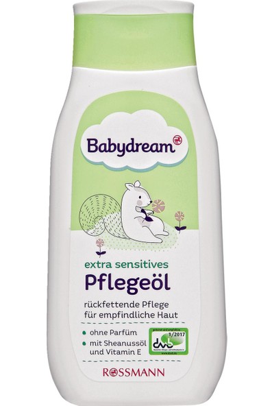 Babydream Bebek Bakım Yağı Çok Hassas Cilt E Vitamini ve Shea Fındığı Yağlı 250 ml Babydream Bebek Bakım Yağı Çok Hassas Cilt E Vitamini ve Shea Fındığı Yağlı 250 ml