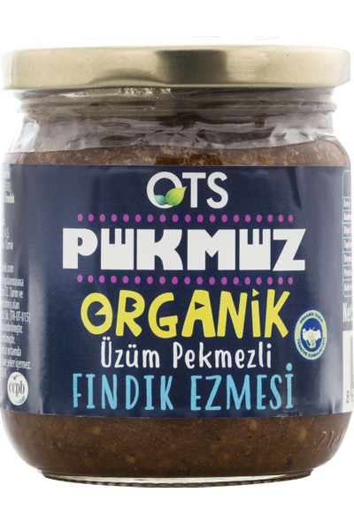 Ots Üzüm Pekmezli Fındık Ezmesi - Pükmüz 200 gr Ots Üzüm Pekmezli Fındık Ezmesi - Pükmüz 200 gr