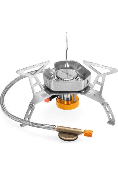 Lixada Katlanabilir Rüzgar Geçirmez Kamp Gaz Sobası