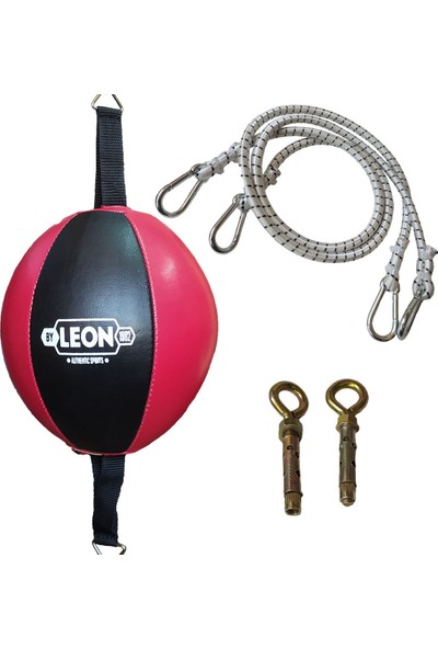 By Leon 1982 Iki Askılı Pencikbol, Hız Refleks Topu Kırmızı Siyah By Leon 1982 Iki Askılı Pencikbol, Hız Refleks Topu Kırmızı Siyah