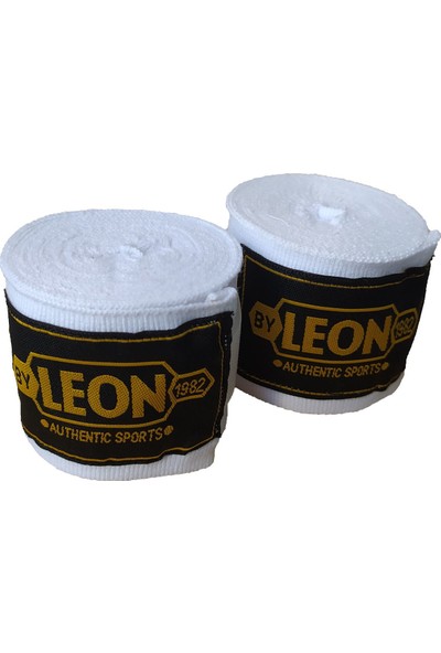 By Leon 1982 Elastik Boks, Kick Boks ve Muay Thai Bandajı 3,5 Metre Beyaz By Leon 1982 Elastik Boks, Kick Boks ve Muay Thai Bandajı 3,5 Metre Beyaz