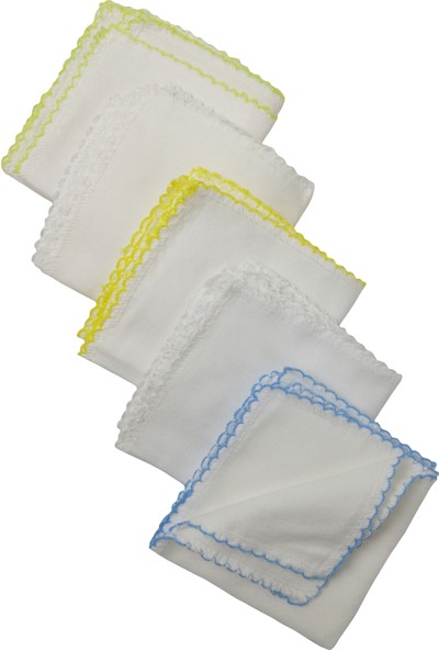 Eke Baby Nakışlı Penye Bebek Ağız Mendili 10'lu