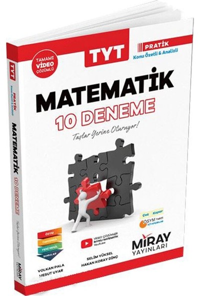 Miray Yayınları TYT Matematik 10 Deneme