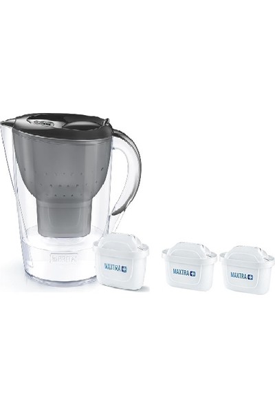 Brita Grafit Marella Xl 3 Yedek Filtreli Su Arıtmalı Sürahi