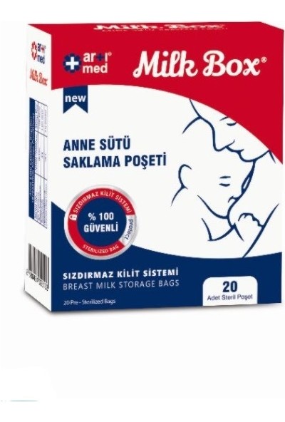 Artımed Steril Anne Sütü Saklama Poşeti 20 Adet Artımed Steril Anne Sütü Saklama Poşeti 20 Adet