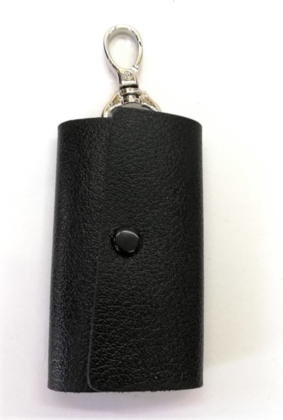 Cascades Leather Hakiki Deri Siyah Renk 6'lı Anahtarlık S1