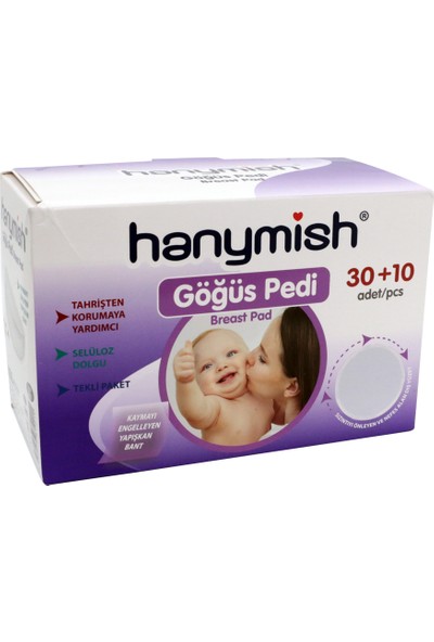 Hanymish Göğüs Pedi 30+10 Adet 1021 Hanymish Göğüs Pedi 30+10 Adet 1021