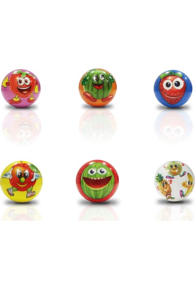 Toysetoys Oyuncak Meyva Desenli Stres Topu 6'lı Paket Toysetoys Oyuncak Meyva Desenli Stres Topu 6'lı Paket
