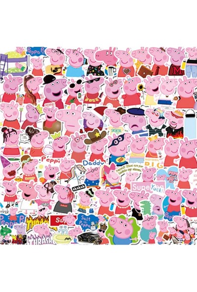Peppa Pig Sticker 10'lu Peppa Pig Sticker
