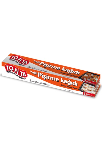 To-Fi-Ta Yağlı Pişirme Kağıdı 8 M To-Fi-Ta Yağlı Pişirme Kağıdı 8 M