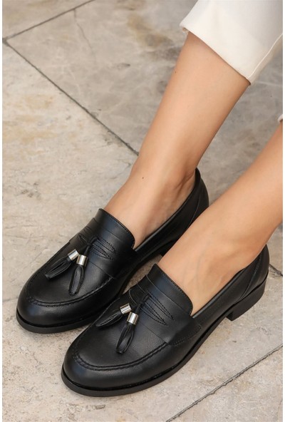 Mio Gusto Dylan Siyah Oxford Ayakkabı Mio Gusto Dylan Siyah Oxford Ayakkabı