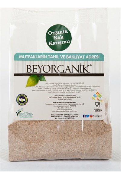 Beyorganik Kek Karışımı 200 gr
