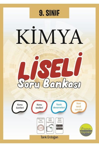 Pano Yayınları 9. Sınıf Kimya Soru Bankası (Liseli)