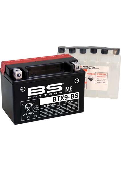 BS Battery Btx9- Motorsiklet Aküsü Fiyatı - Taksit Seçenekleri