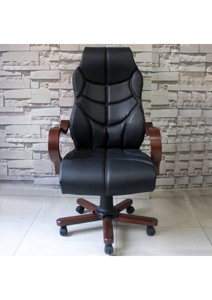 Herkese Mobilya Aron Ahşap Makam Koltuğu Yönetici Koltuğu, Peşin fiyatına 9 taksit