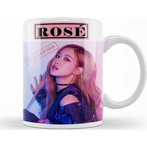 Baskı Dükkanı Blackpink Rose Kupa Bardak Porselen Fiyatı