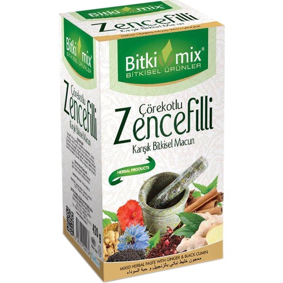 Bitkimix Çörekotlu Zencefilli Karışık Bitkisel Macun 420 gr Fiyatı