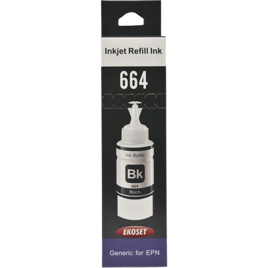Ekoset EkoTank L3060/L3070 uyumlu Siyah Muadil mürekkep 70ml Fiyatı