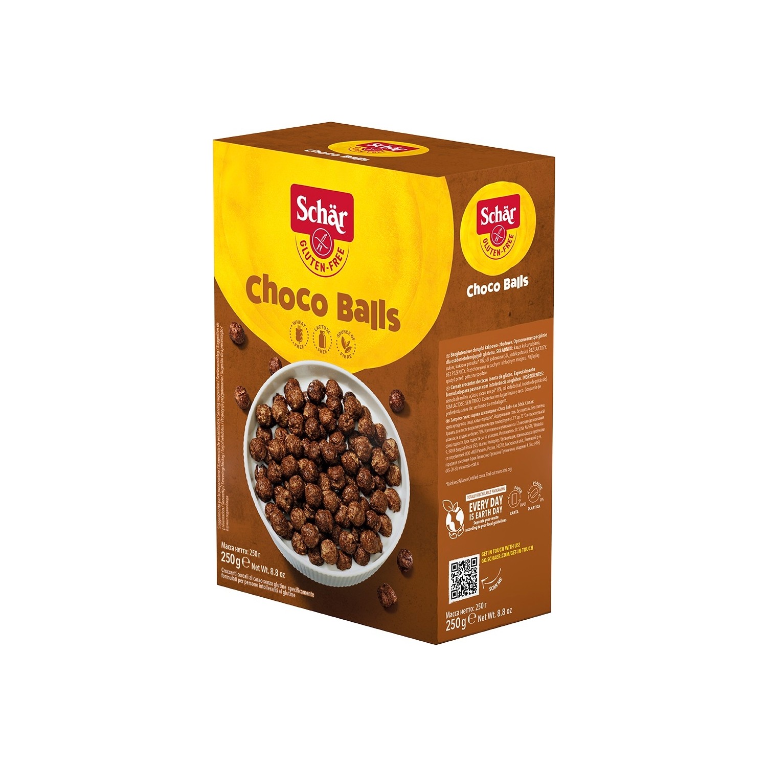 Schar Choco Balls Glutensiz Çikolata Kaplı Mısır Gevreği 250 Fiyatı