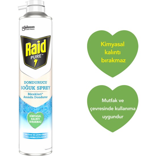 Raid Pure Böcek Dondurucu Sprey 350 ml Fiyatı - Taksit Seçenekleri