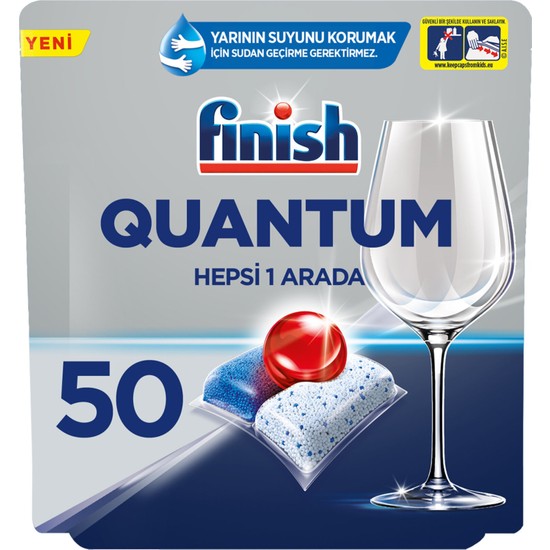 Finish Quantum 50 Kapsül Bulaşık Makinesi Deterjanı Tableti Fiyatı
