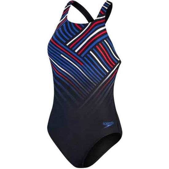 Speedo Digital Printed Medalist Swimsuit Kadın Yüzücü Mayosu Fiyatı