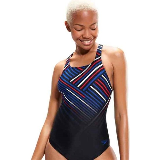 Speedo Digital Printed Medalist Swimsuit Kadın Yüzücü Mayosu Fiyatı