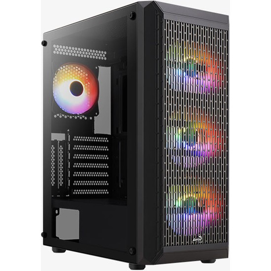Aerocool Beam 500W 4X12CM Frgb LED Fanlı, Mesh Ön Panel, Fiyatı
