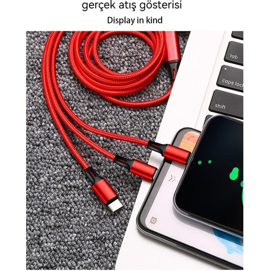 Maskot 1 M Yeni Üçü Bir Arada Hızlı Şarj Çok Modelli USB Fiyatı