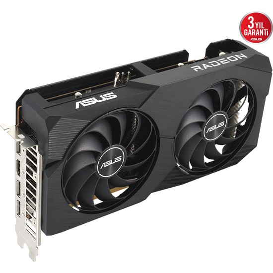 ASUS RADEON DUAL RX 7600 8GB 128bit GDDR6 2745MHz OC HDMI Fiyatı