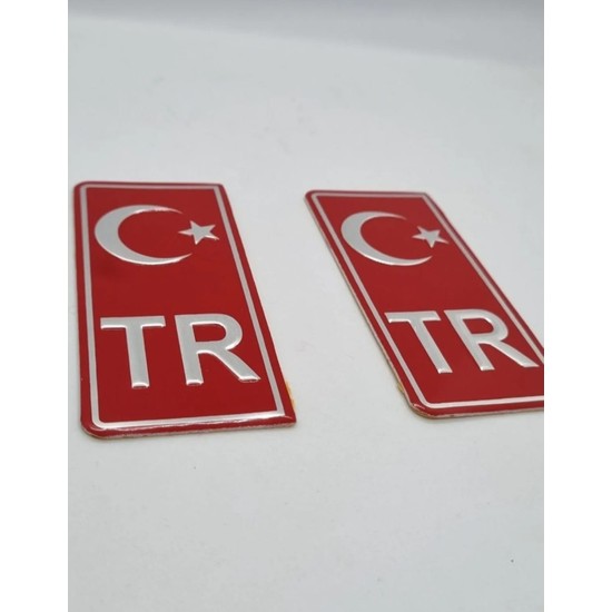 OEM Tr Plaka Stıcker 2'li - Türkiye Plaka Stıcker - Türkiye Fiyatı