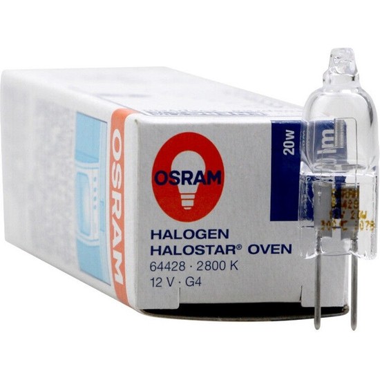 Osram 64428 Oven 20W 12V G4 Duylu Fırın Ampulü 2 Adet Fiyatı