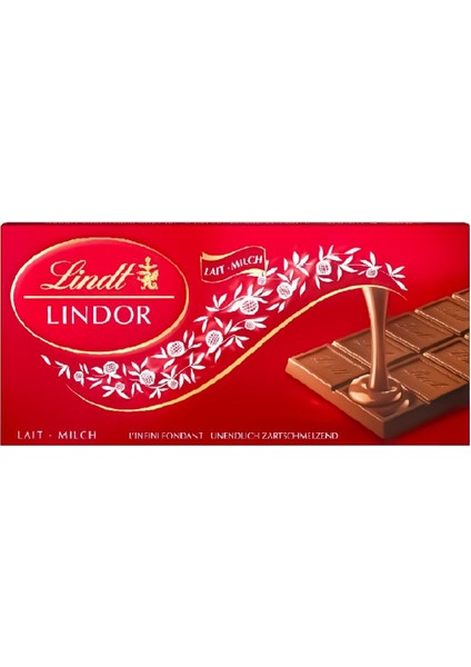 Lindt Lindor Lait Milch Sütlü Çikolata 3 x 100 gr Fiyatı